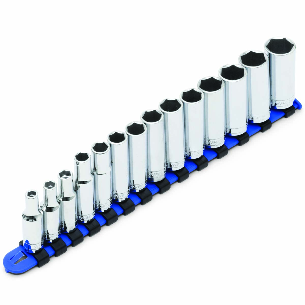 Wright Tool 14 Piece (M6 - M19) 3/8" Drive Metric Deep Socket Set ...