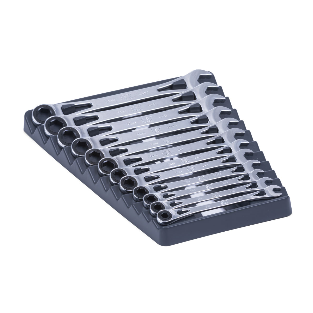 12 Piece (M8 - M19) Metric Micro Arc Ratcheting Combination Wrench ...