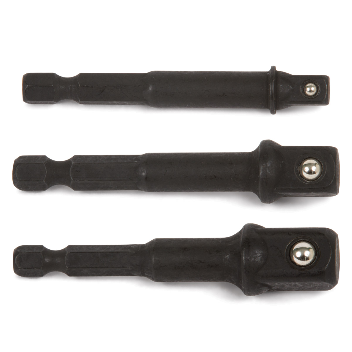 3 Piece (1/4" - 1/2") Impact Grade Socket Adapter Set - Kimball Midwest