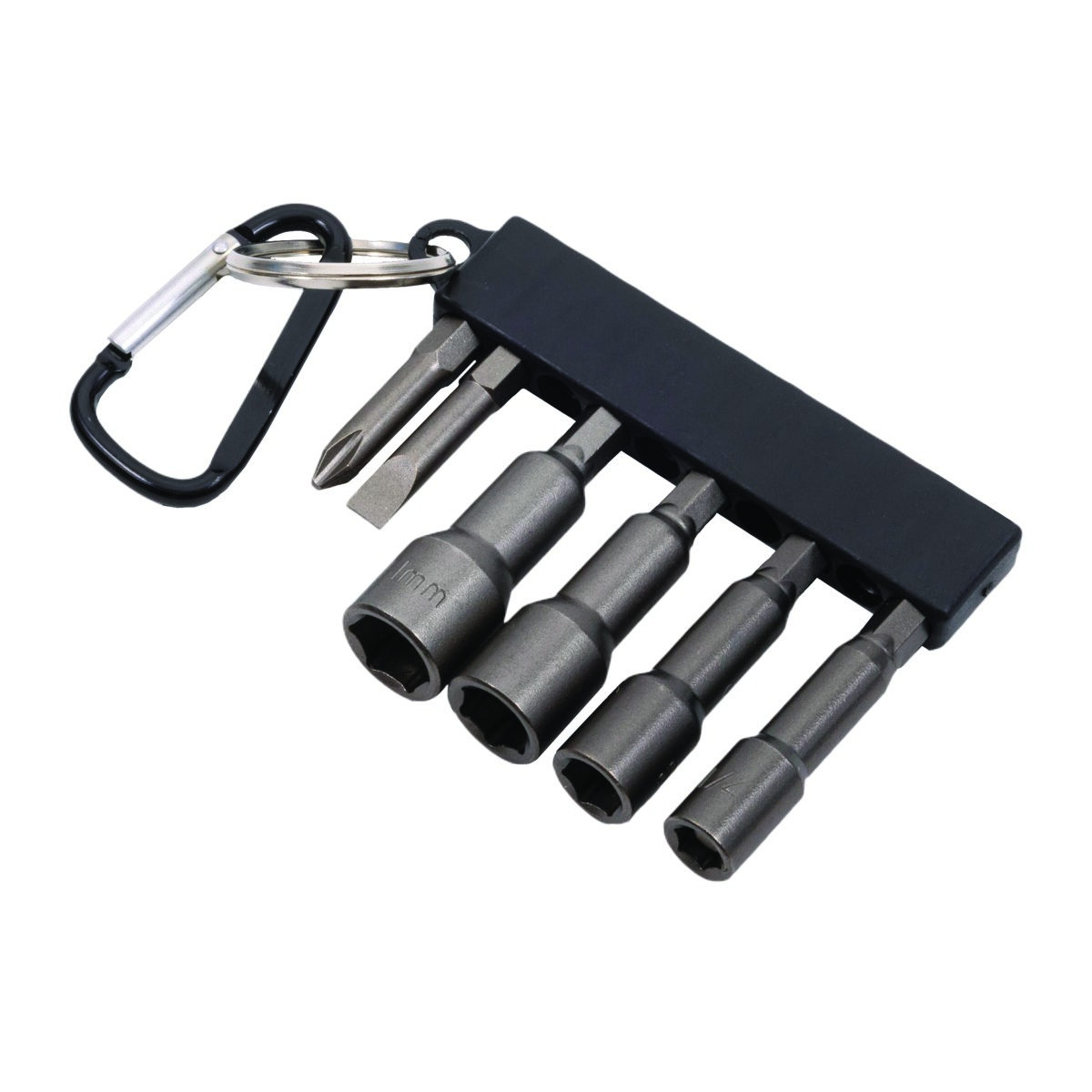 6 Piece Bit and Nutsetter Carabiner Set - Kimball Midwest