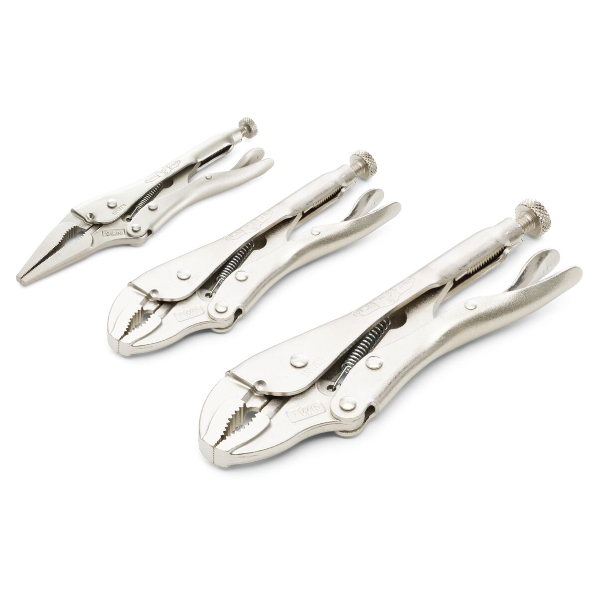 3 Piece Locking Plier Set - Kimball Midwest