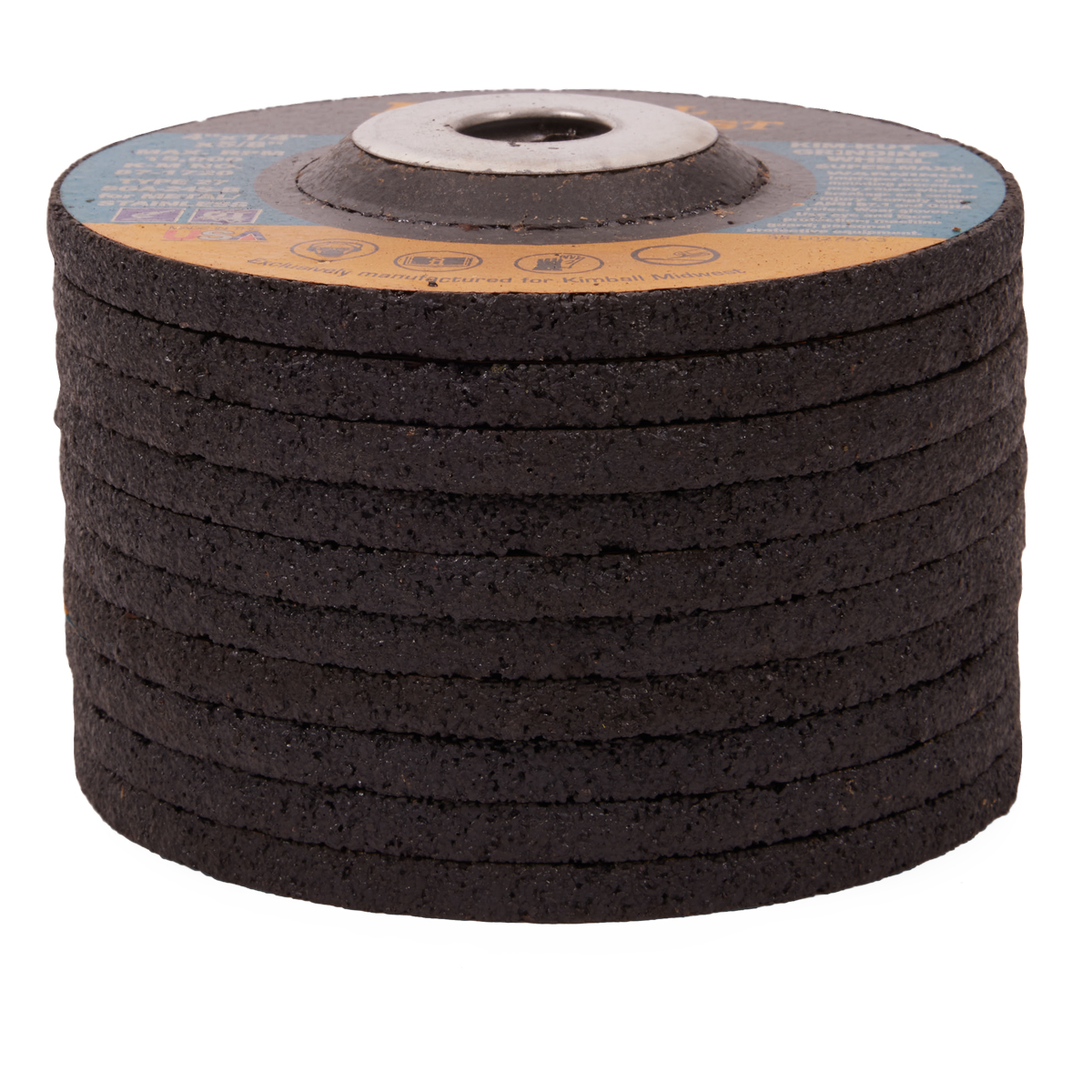 4" x 1/4" x 5/8" Type 27 Kim-Kut Super-Maxx™ Grinding Wheel - Bulk ...