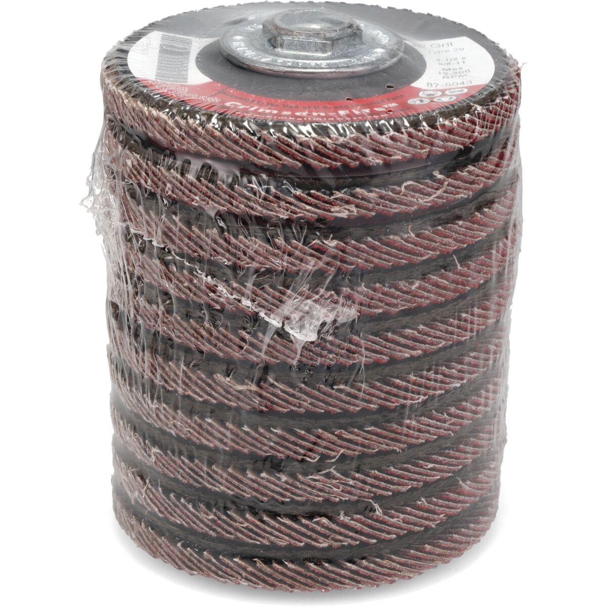 4-1/2" x 5/8"-11 40 Grit Type 29 Crimson Fire™ Flap Disc - Bulk ...