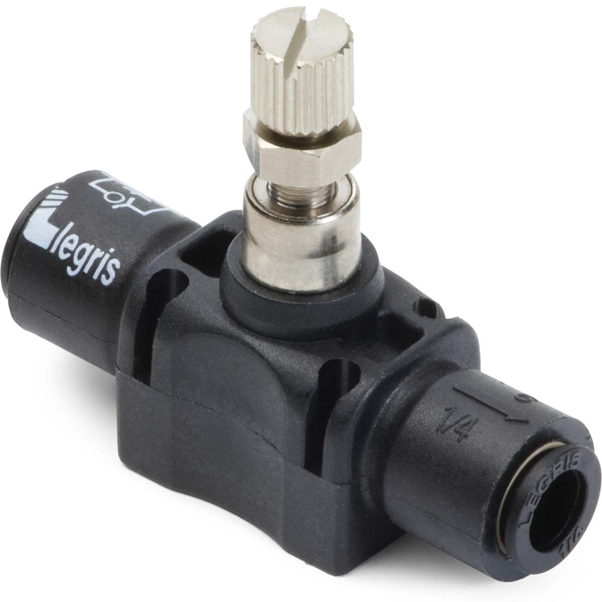 1/4" Legris In-Line One-Way Flow Control Tube Fitting - Kimball Midwest
