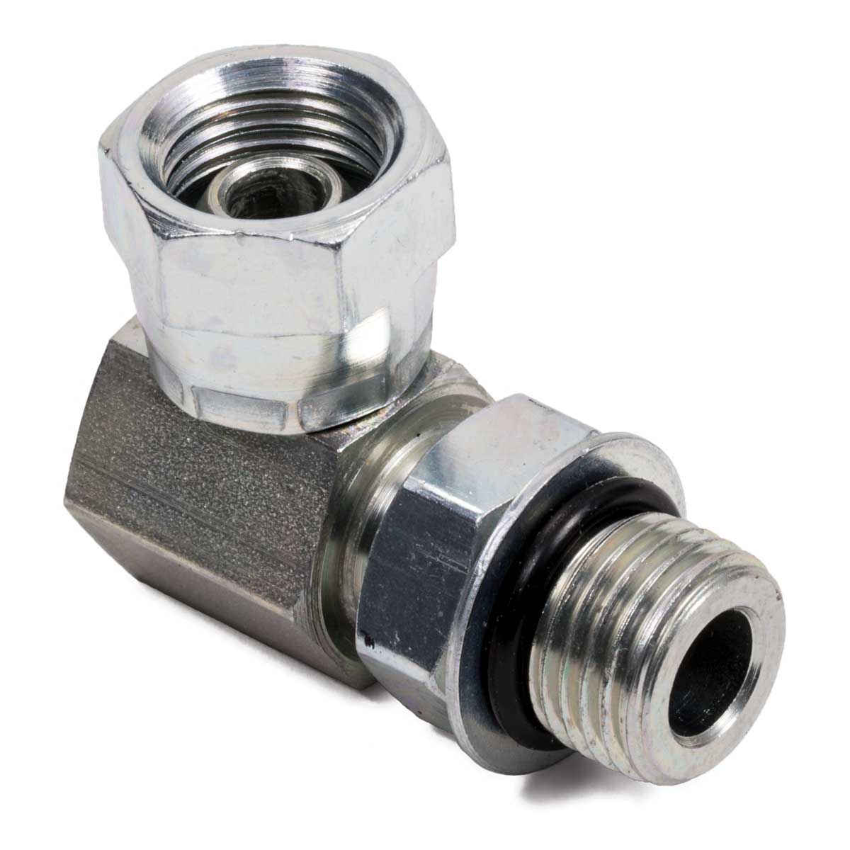 3/4" x 3/8" Male Straight Thread O-Ring to Female Pipe Swivel 90° Elbow ...