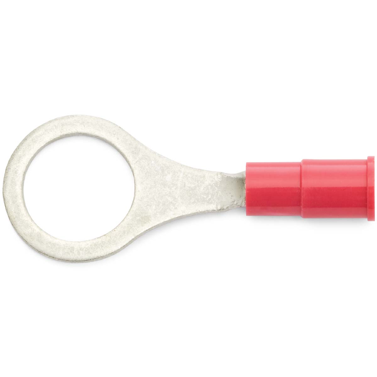 22 - 18 AWG Red Vinyl Insulated Solderless (5/16" - 3/8") Ring Terminal ...