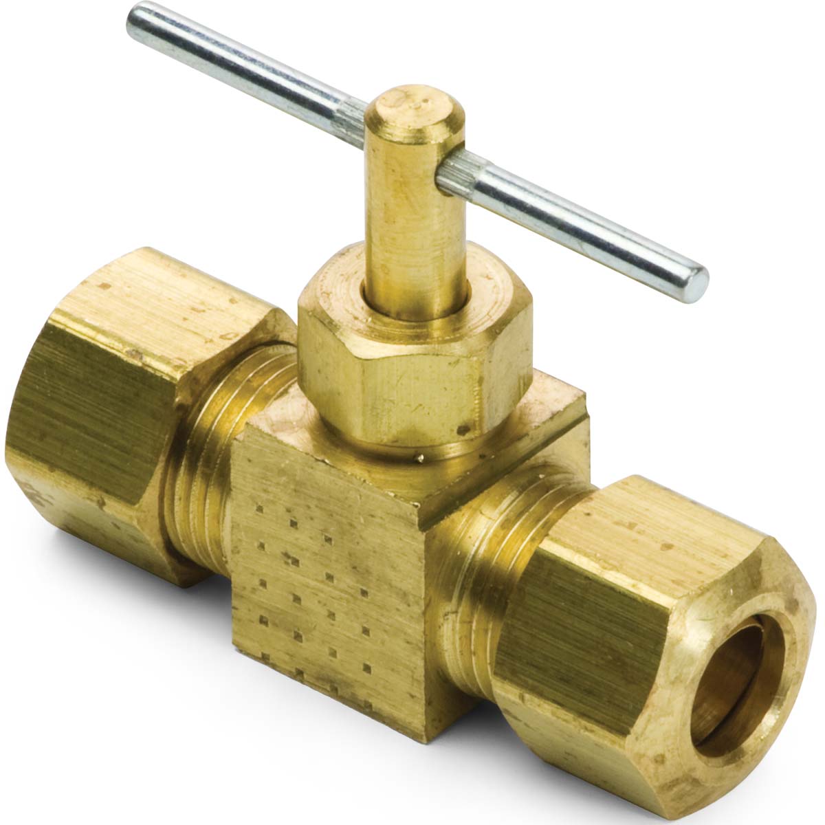 5/16" Compression Double Needle Valve - Kimball Midwest