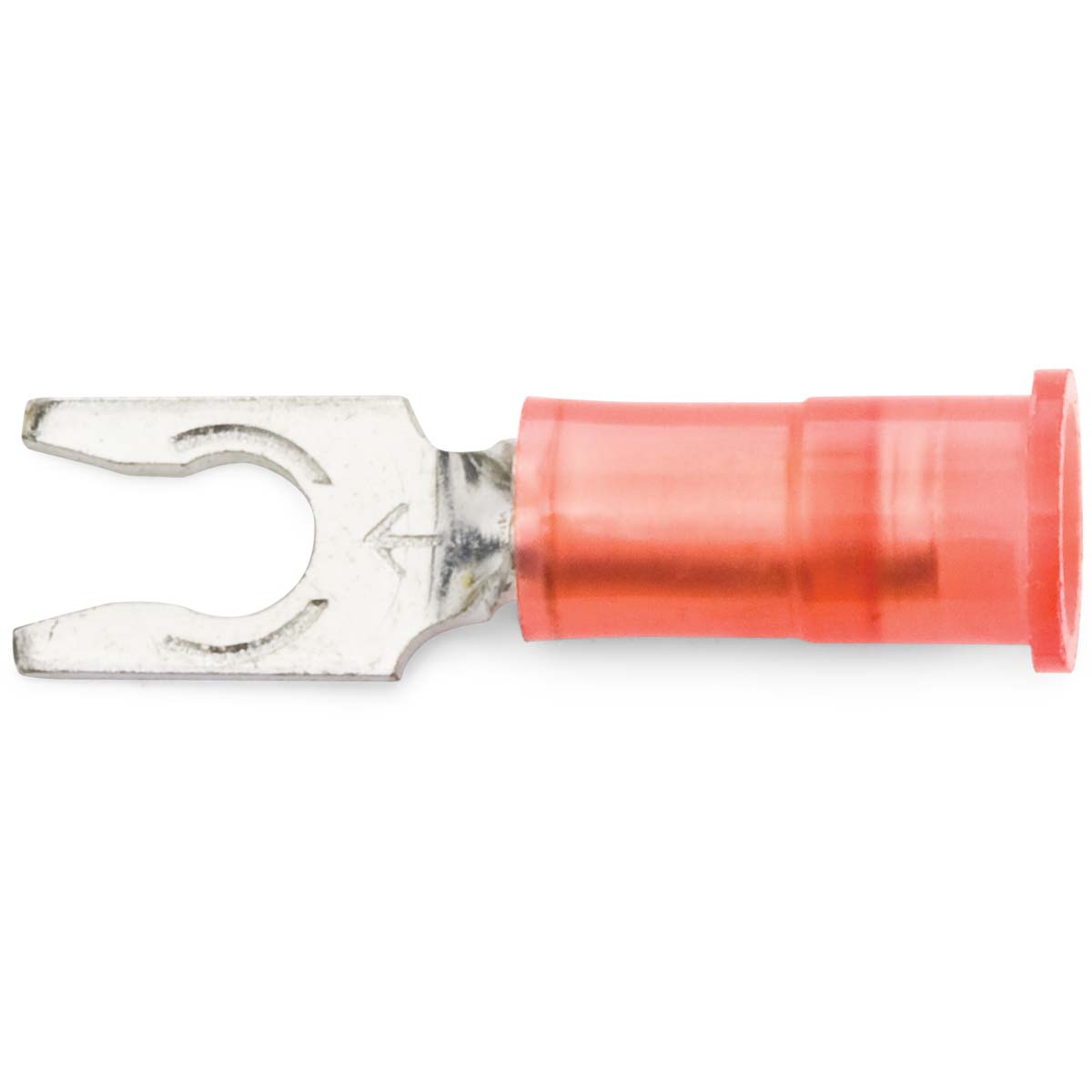 22 - 18 AWG Red Nylon Insulated Enduralon™ (#6) Snap Spade Terminal ...