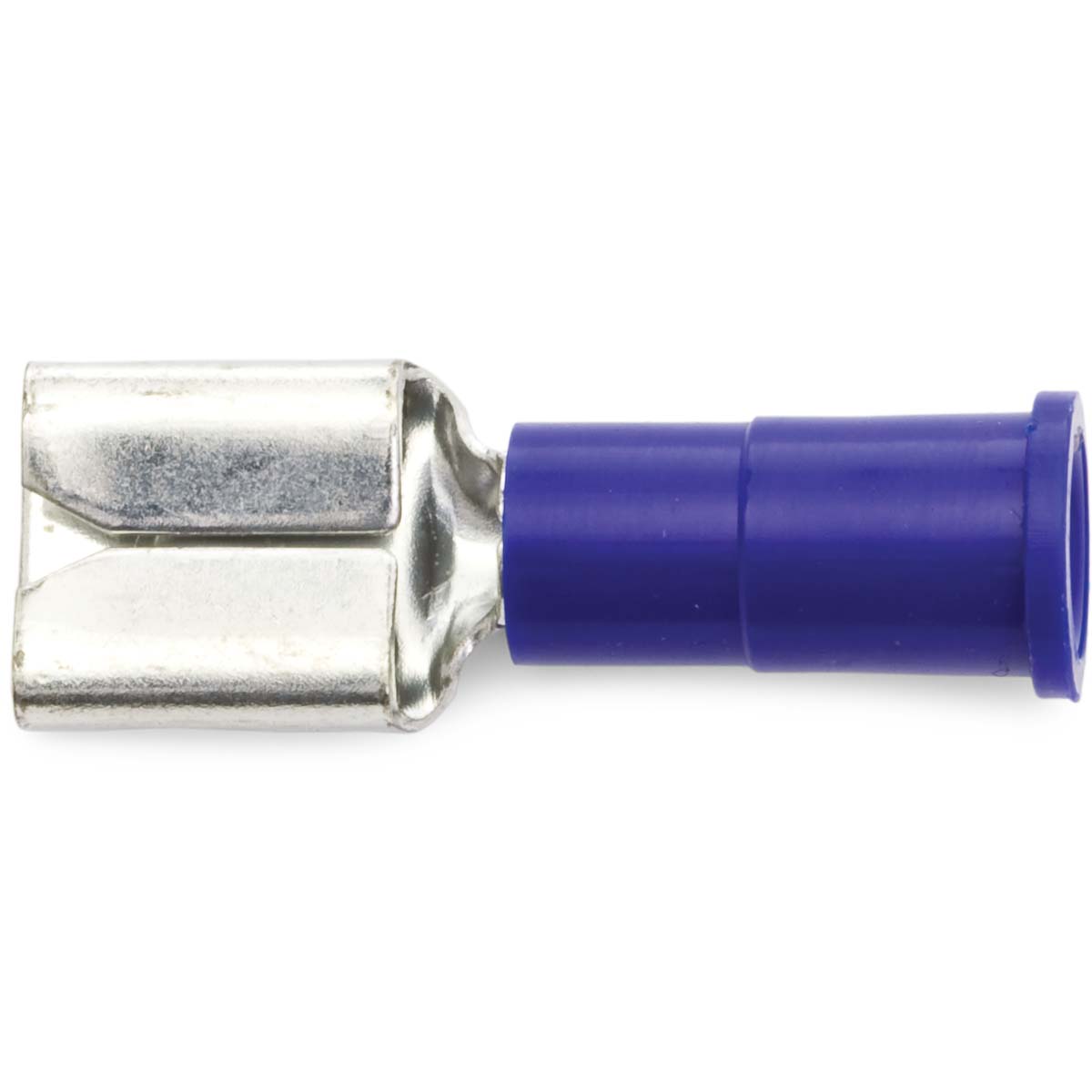 16 - 14 AWG Blue Vinyl Insulated Solderless Female (1/4") Quick Slide ...