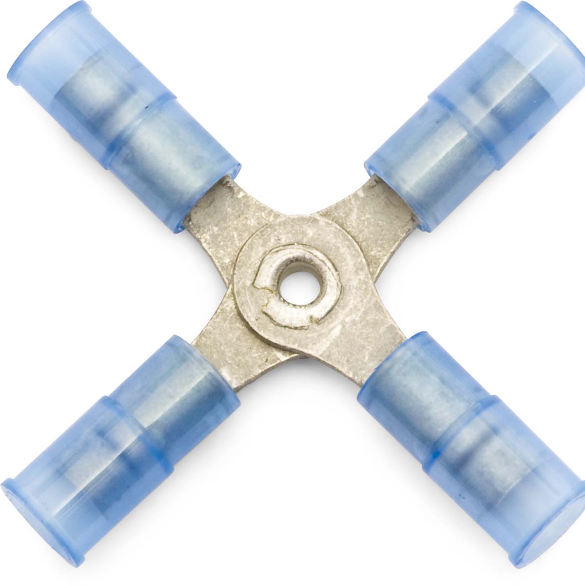 16 - 14 AWG Blue Nylon Insulated Enduralon™ 4-Way Connectors - Kimball ...