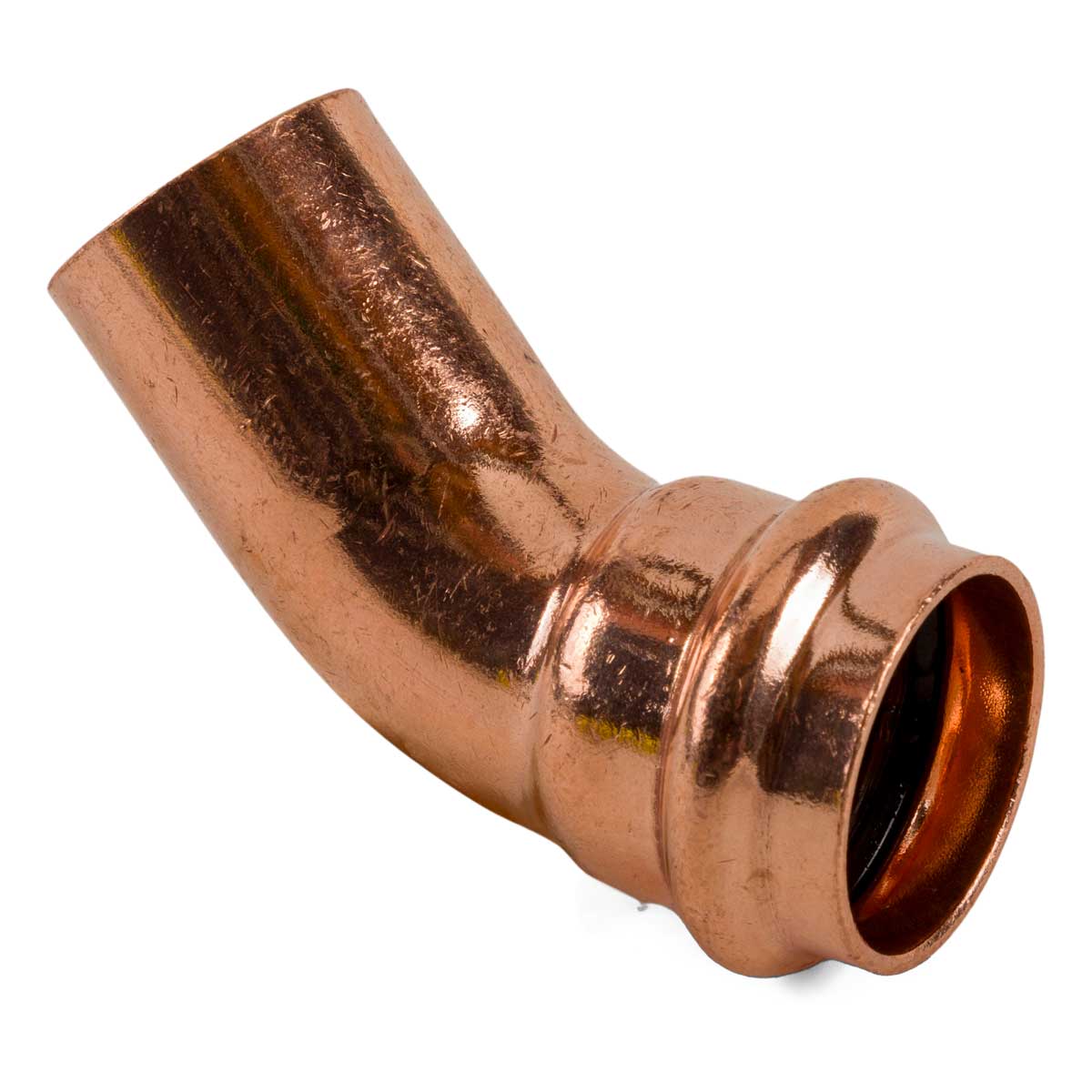 1" Copper Press Fitting 45° Street Elbow - Kimball Midwest