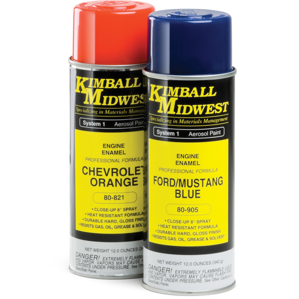 Engine Blue Oil-Based Enamel Spray Paint - Case - Kimball Midwest
