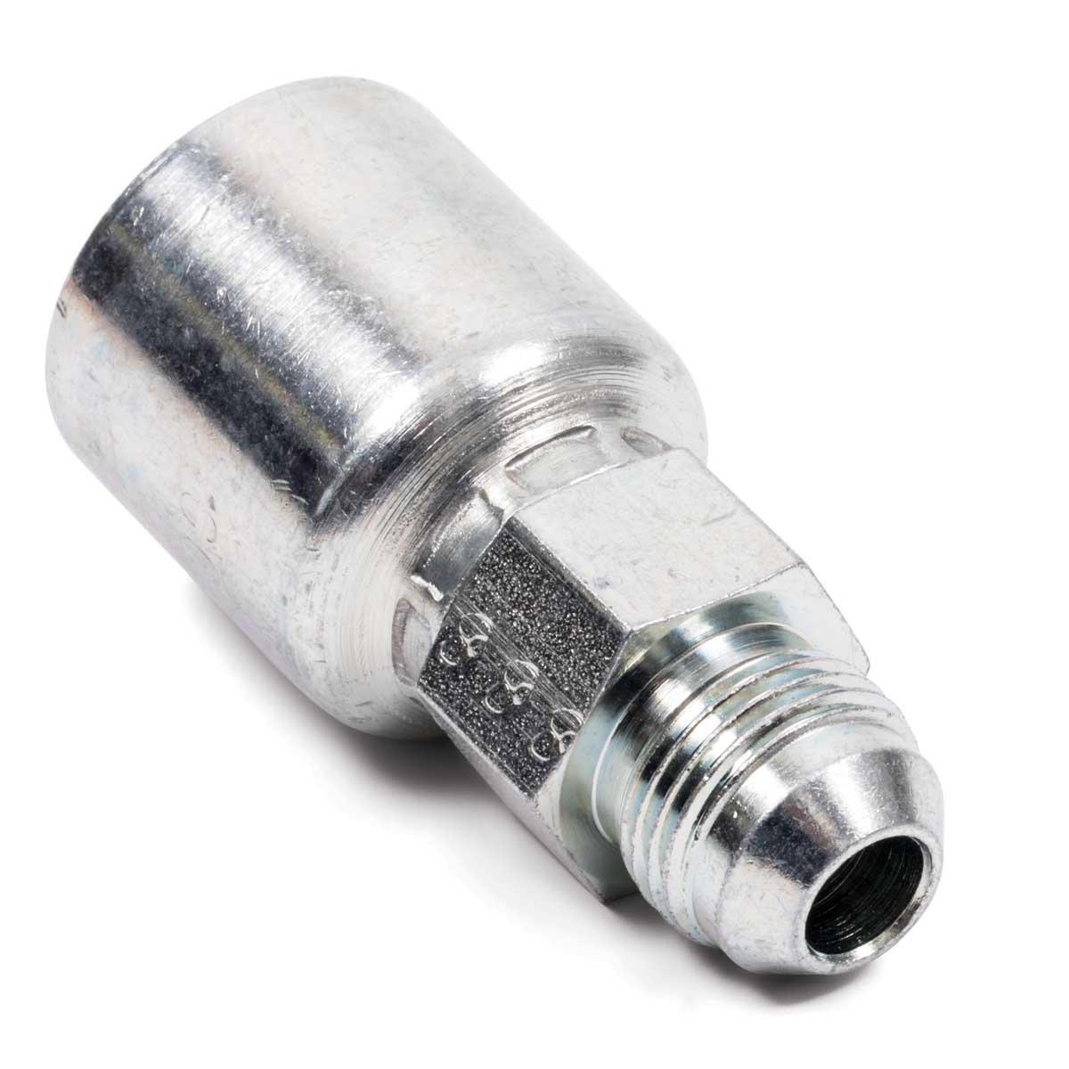 1/2" x 5/8" Male SAE JIC 37° Rigid Hose End - Grip-Crimp Series ...