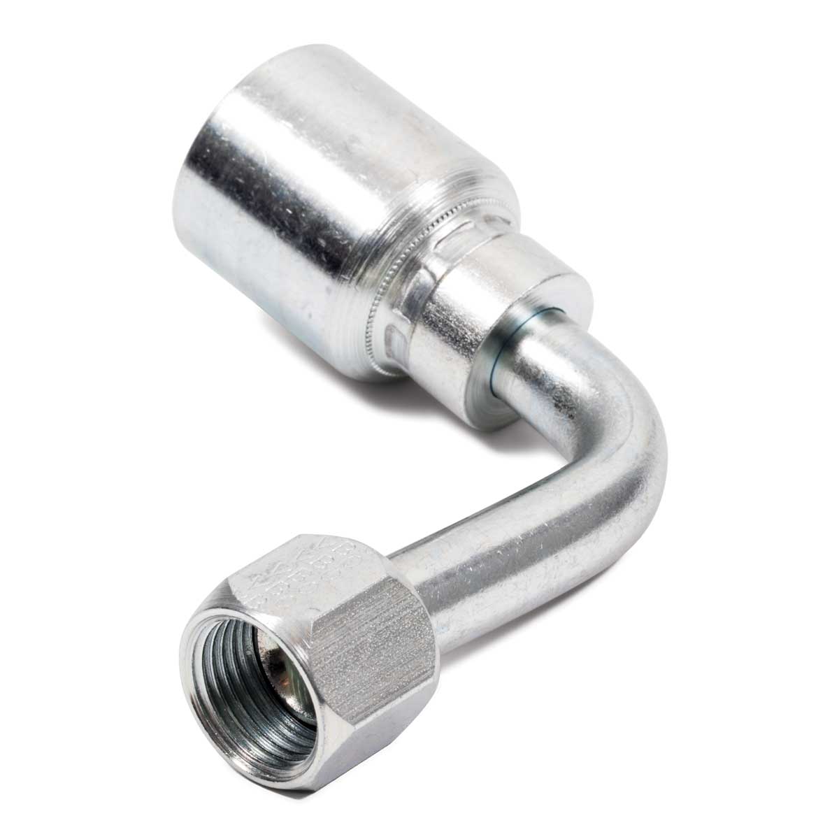 3/4 x 3/4 SAE 37° (JIC) Female Swivel 90° Long Drop Elbow - Kimball Midwest