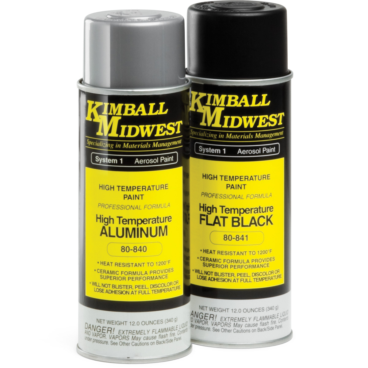 Flat Black Ultra Pro•Max Spray-On High-Temperature Coating - 16 oz. Can ...