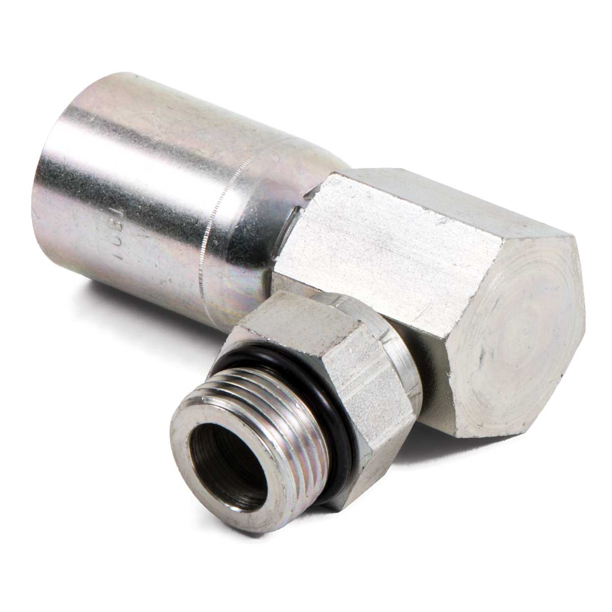 1/2" x 5/8" Male Straight Thread O-Ring Swivel 90° Elbow - K Series ...