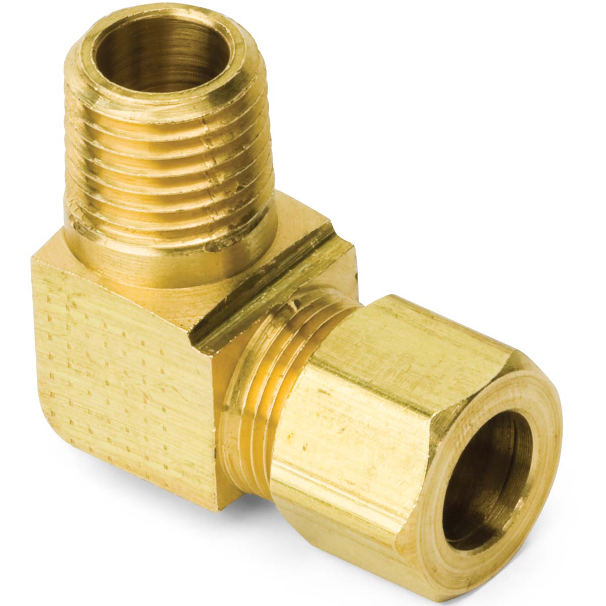 1/2" x 3/8" Lead-Free Brass Compression Elbow - Kimball Midwest