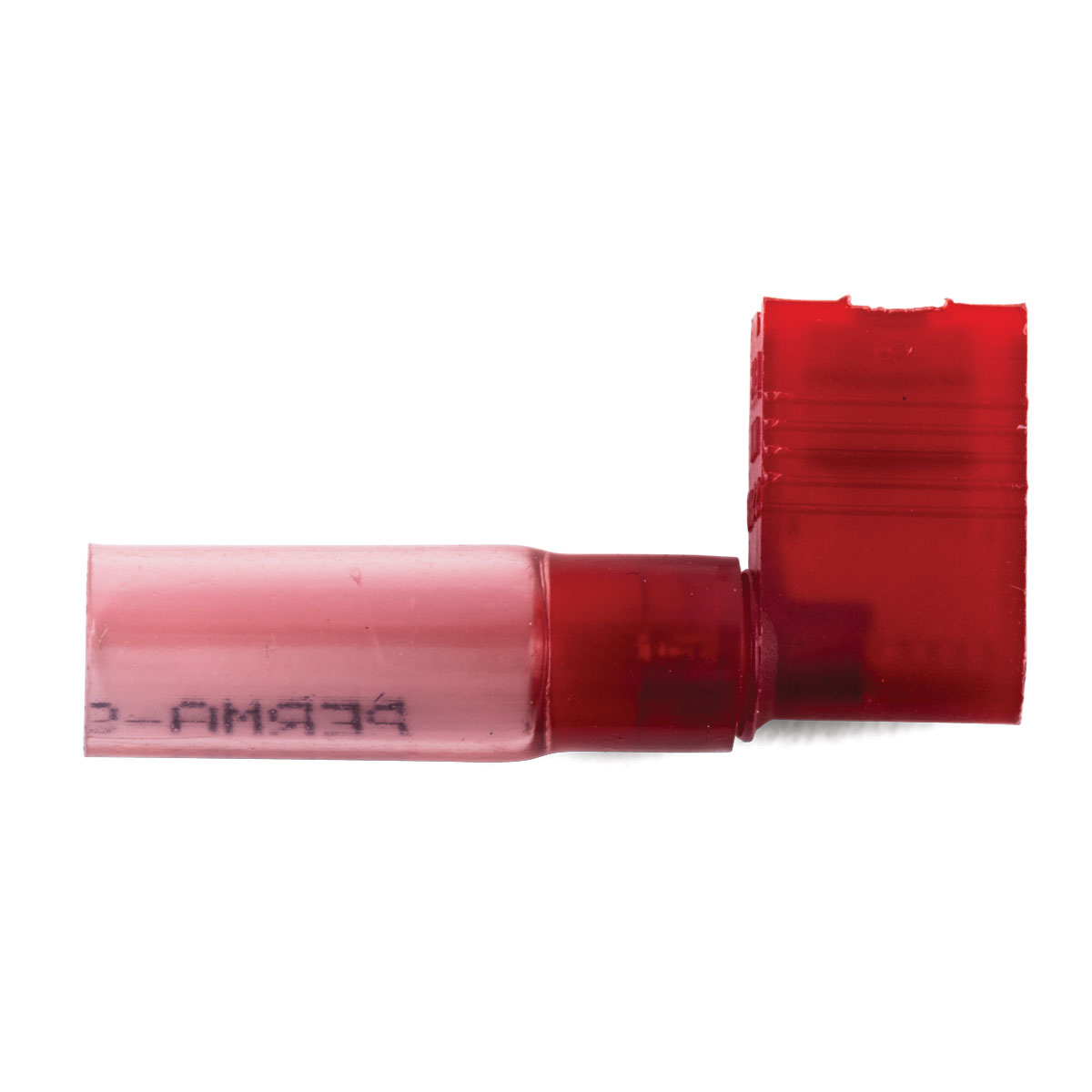 22 - 18 AWG Red Fully Insulated Pro-Tech™ Nytrex (1/4" Tab) Right Angle ...