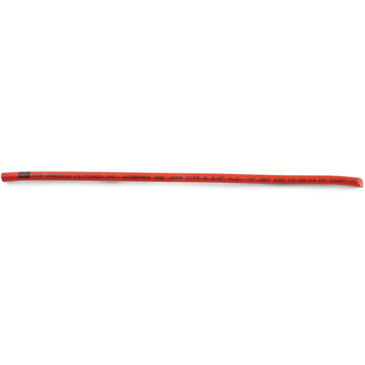 1/4" Orange Nylon Air Brake Tubing - Kimball Midwest