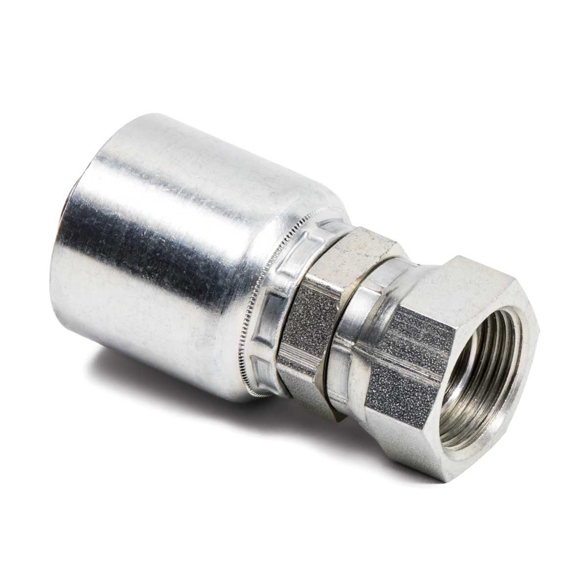 1" x 1" Female Pipe Swivel Hose End - Kim-Krimp Z Series - Kimball Midwest