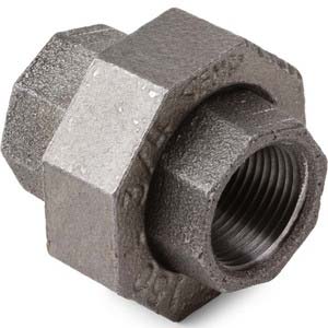 1/4 Black Pipe Ground Joint Union - Kimball Midwest