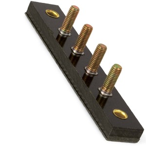 4 Gang Terminal Block with Bus Bar - Kimball Midwest