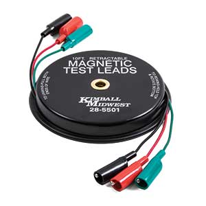 Magnetic Retractable Test Leads - Kimball Midwest