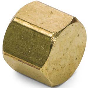 3/8" Brass Pipe Cap - Kimball Midwest