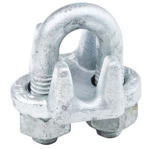 5/16" Drop Forged Steel Wire Rope Clip - Kimball Midwest