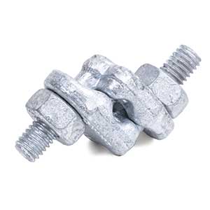 1/4" Galvanized Drop Forged Steel Double Saddle Wire Rope Clip ...