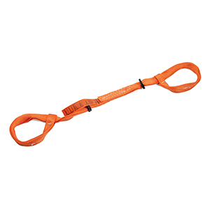 1 x 44" 2-Ply Orange Nylon Hose Halter - Kimball Midwest