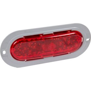 2" x 6" Red LED Lamp with Gray Flange - Lamp Only 60252R - Kimball Midwest