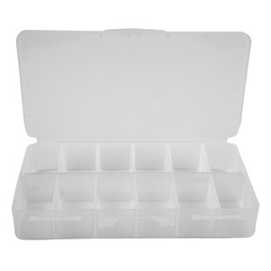 12 Compartment Adjustable Poly Box - Kimball Midwest