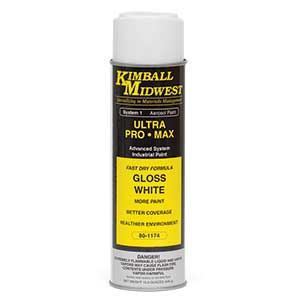 Gloss White Ultra Pro-Max Fast Dry Industrial Paint - 20oz Can ...