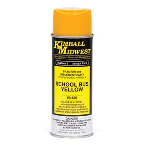 School Bus Yellow Spray Paint - 16 oz. Can - Kimball Midwest