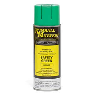 Safety Green Inverted Marking System Water-Based Paint - 16 oz. Can ...