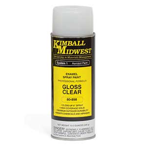 Gloss Clear All-Purpose Enamel Spray Paint - 16 oz. Can - Kimball Midwest