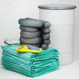 20 Gallon Poly Drum Spill Kit - Kimball Midwest