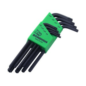 8 Piece Tamper Resistant Torx® L-Wrench (TR9 - TR40) - Kimball Midwest