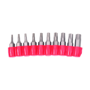 10 Piece Torx® Tamper Resistant Insert Bit Set (TR7 - TR40) - Kimball ...