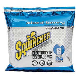 Sqwincher 2.5 Gallons Mixed Berry Powder - Kimball Midwest