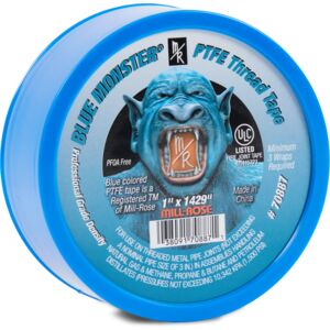 1" x 1429" Blue Monster® PTFE Thread Tape - Kimball Midwest