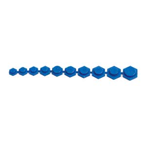 Blue Metric (10mm - 19mm) Magnetic Socket Inserts - Kimball Midwest