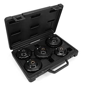 5 Pc. Oil Filter Cup Wrench Set - Kimball Midwest