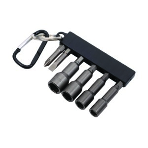 6 Piece Bit and Nutsetter Carabiner Set - Kimball Midwest