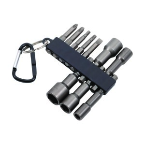 10 Piece Bit and Nutsetter Carabiner Set - Kimball Midwest