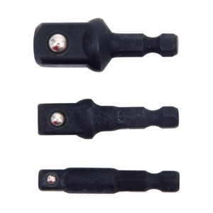 3 Piece Stubby Socket Adapter Set - Kimball Midwest