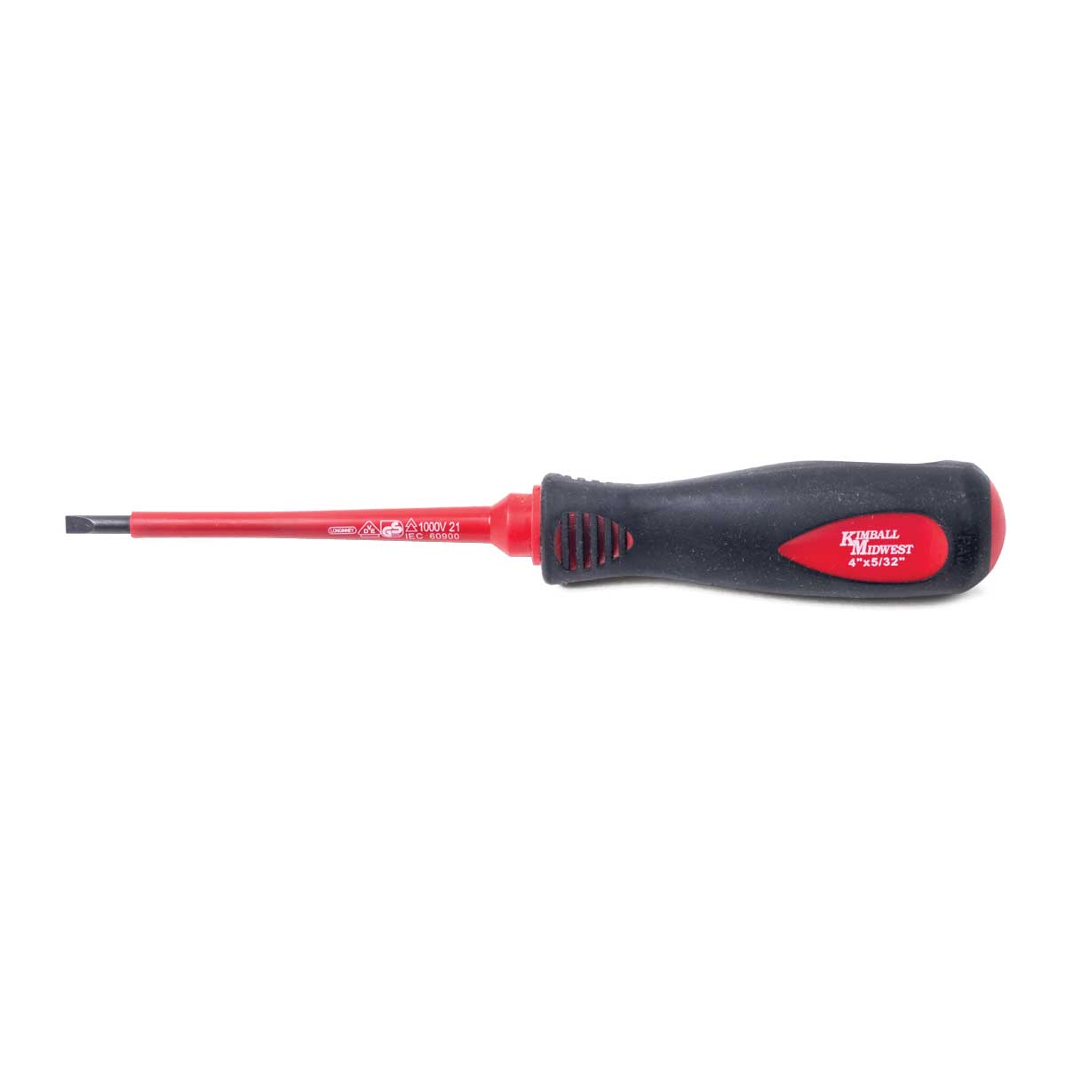 Insulated Slotted 5/32" Screwdriver - Kimball Midwest
