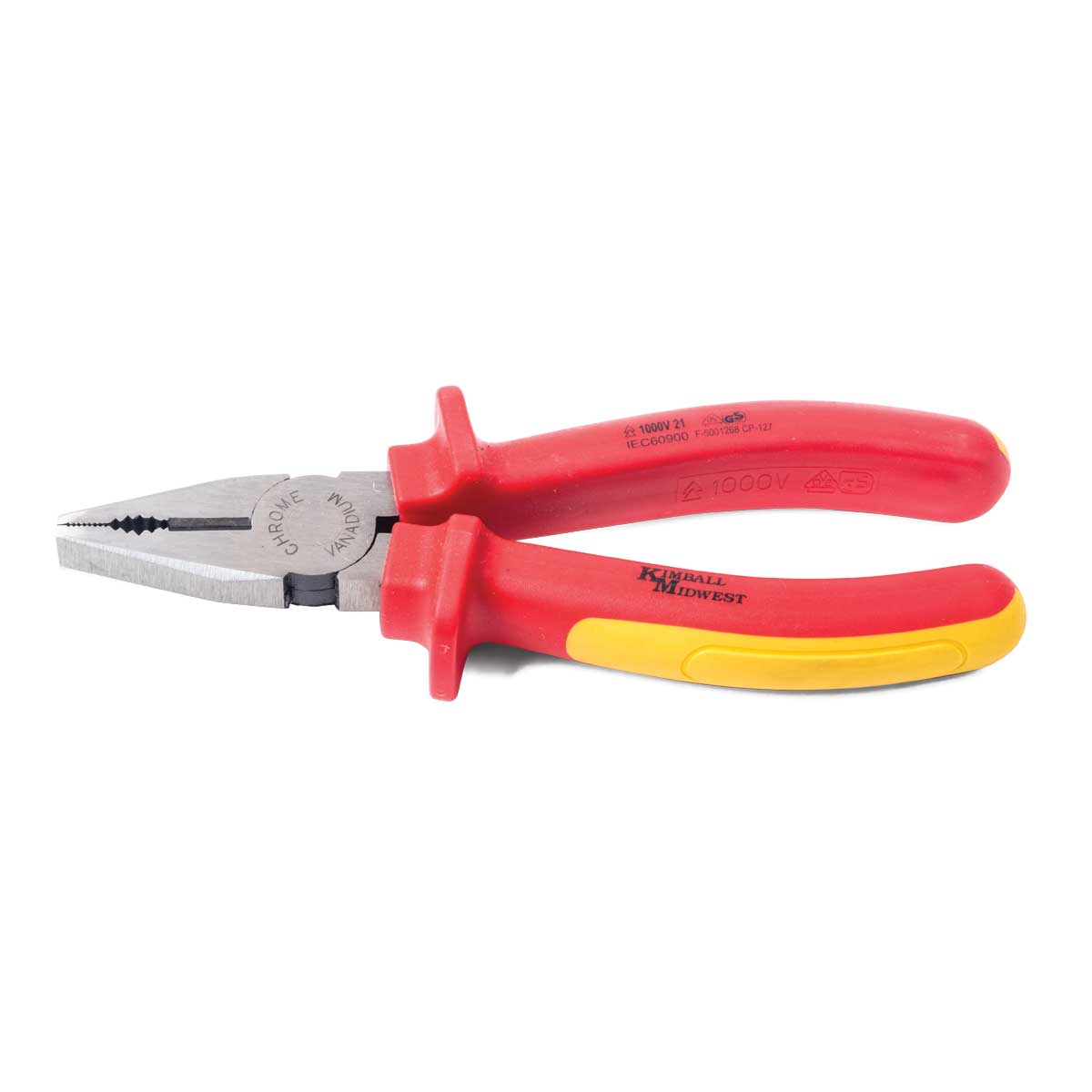 Insulated 7" Combination Pliers - Kimball Midwest