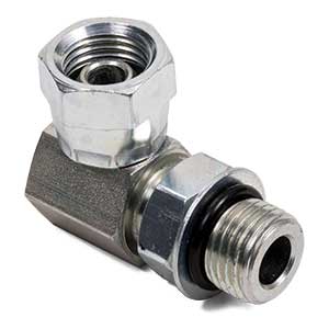 1-1/16" x 3/4" Male Straight Thread O-Ring to Female Pipe Swivel 90 ...